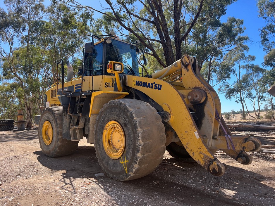 2016 Komatsu WA500-6 4x4 Articulated Wheel Loader with Bucket Auction ...