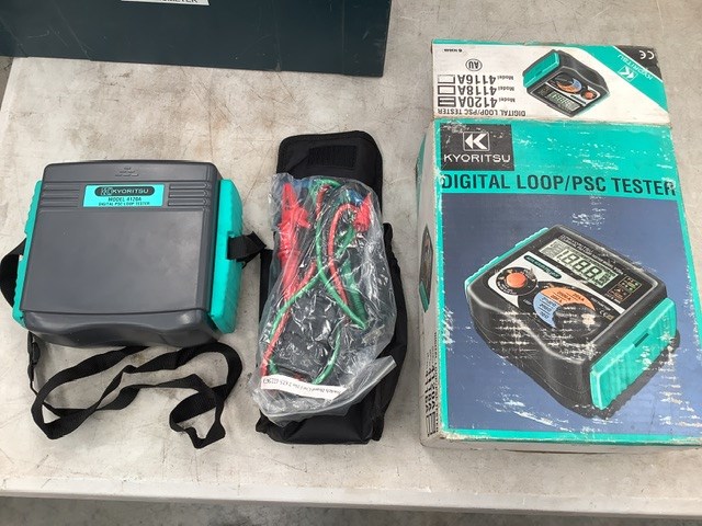 Kyoritsu 4120A Digital PSC-Loop Tester Auction (0136-9039861) | Grays ...