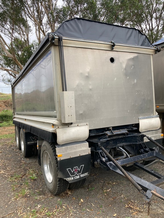 2013 Hercules Triaxle Tipper Dog Trailer (WOVR-STAT Repairable Write ...