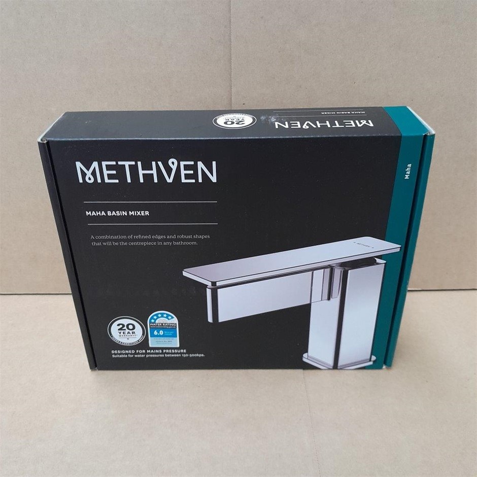 10 x METHVEN Maha Basin Mixer Chrome Auction (0001-2551841) | Grays Australia