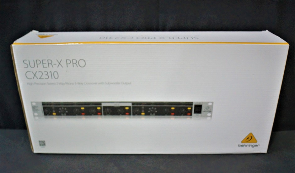 BEHRINGER SUPER-X PRO CX2310 CROSSOVER Auction (0008-2187615) | Grays ...