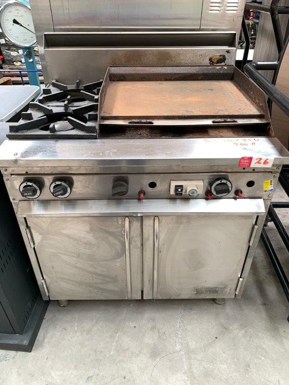 Supertron Gas Cooktop and 600 Grill Plate with Oven Auction (0026 ...