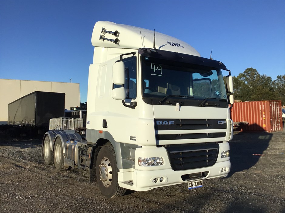 2015 DAF CF 84.460 6 x 4 Prime Mover Truck Auction (0007-5052353 ...