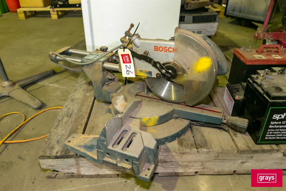 Bosch GSM10 Sliding Mitre Compound Saw Auction (0026-5052396) | Grays ...