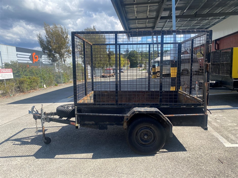 Sunshi 7x5 Single Axle Box Trailer Auction (0001-3025066) | Grays Australia