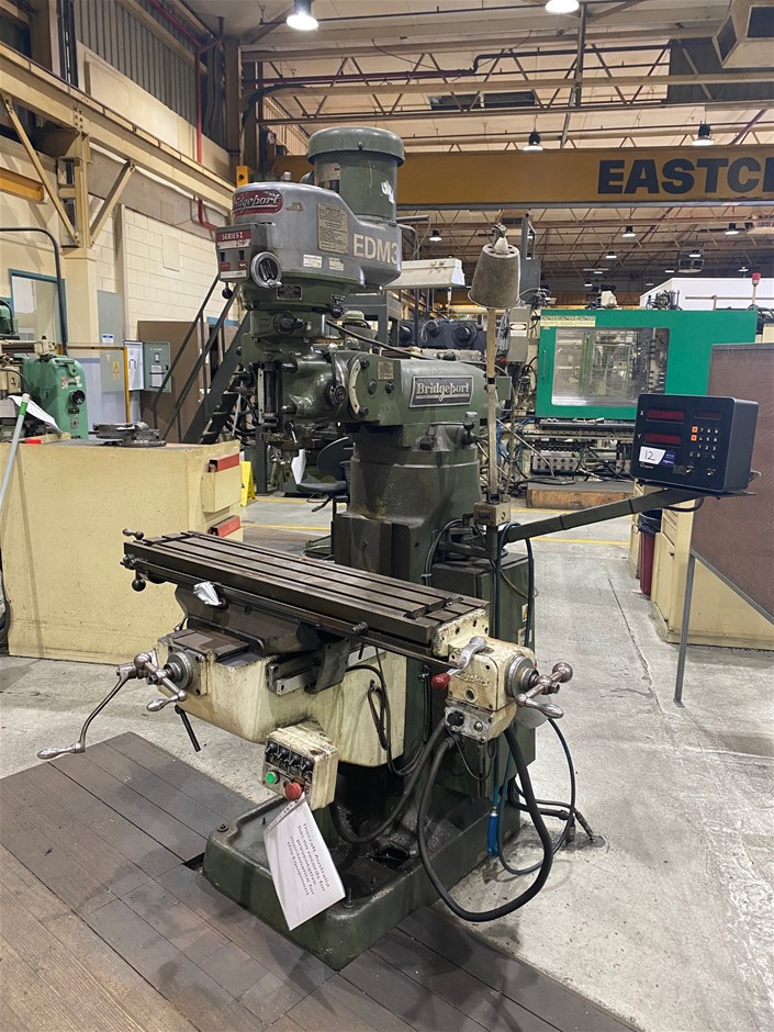 Bridgeport Series I Milling Machine Auction (0012-3025021) | Grays ...