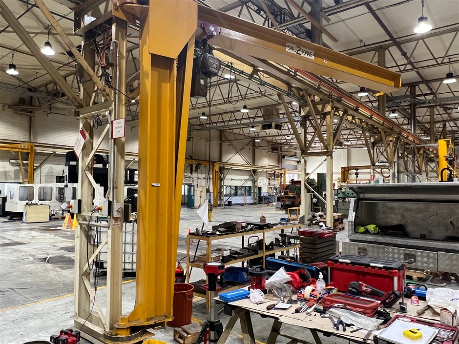 Radial Arm Jib Crane 2000 Auction (0211-3025024) | Grays Australia