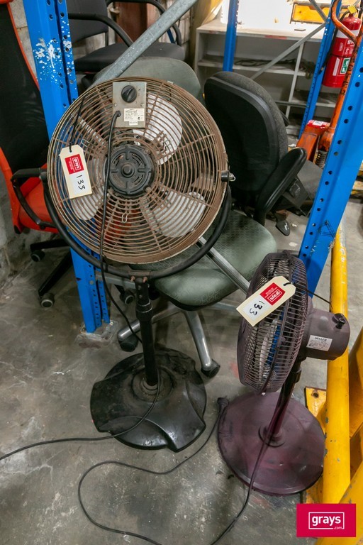2x Assorted Pedestal Fan Auction (0133-5051755) | Grays Australia