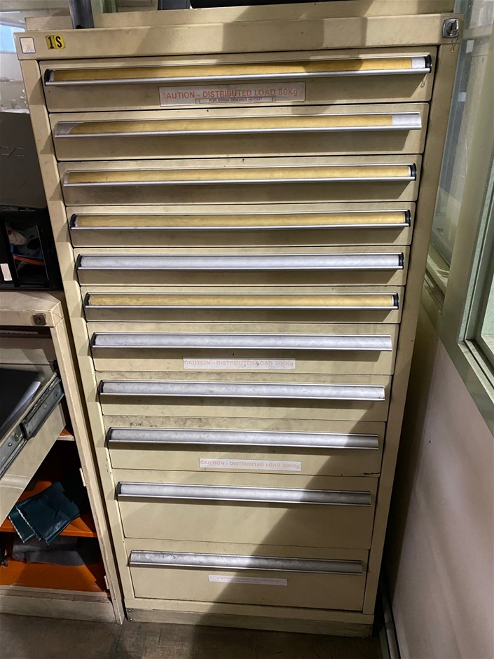 BAC Steel Storage Cabinet and Contents Auction (0814-3025021) | Grays ...