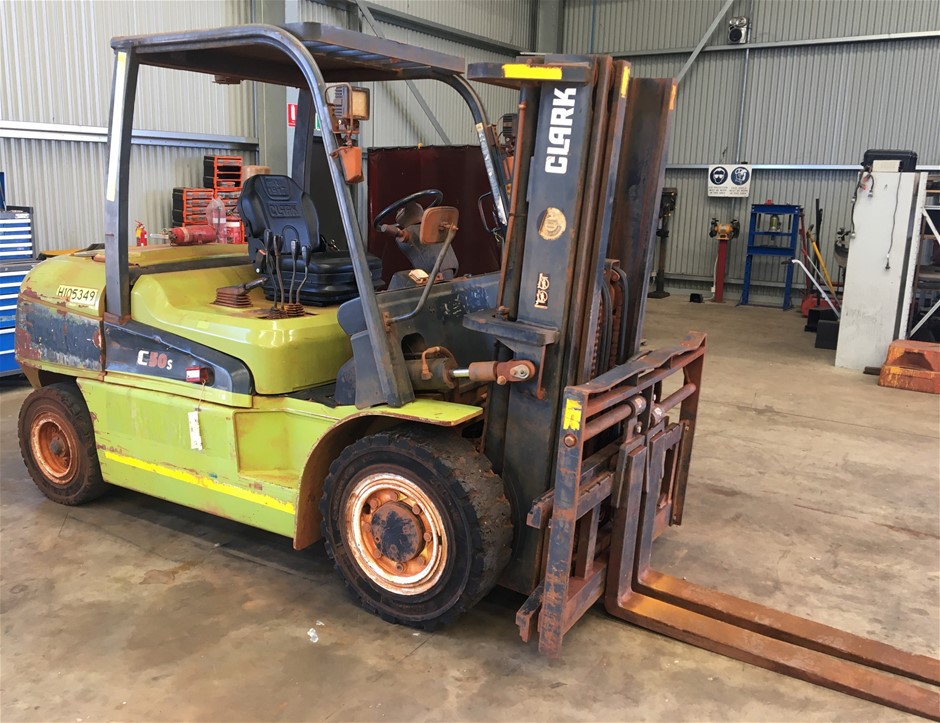 2014 CLARK C50SD Forklift - 5.0t - 4.0m - Diesel (Kwinana) Auction ...