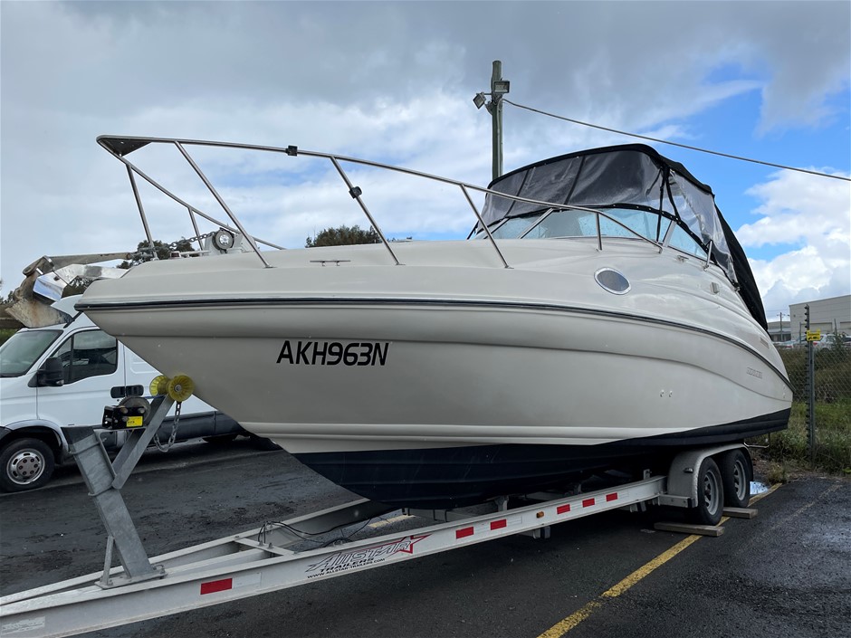 1996 RINKER 27FT BOAT, MERCURY 7.4L INBOARD ENGINE Auction (0001 ...
