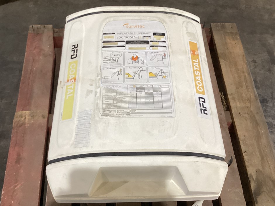 RFD Coastal Survitec Self Inflating Life Raft Auction (0005-8017269 ...