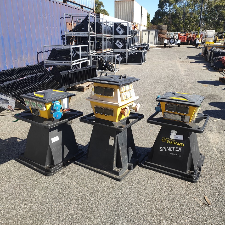 3x Lifeguard Power Distribution Towers Auction (0052-9041500) | Grays ...