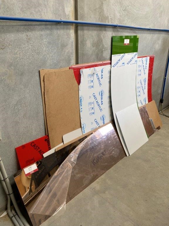 Qty of Assorted Acrylic Offcuts Auction (0017-7044398) | Grays Australia
