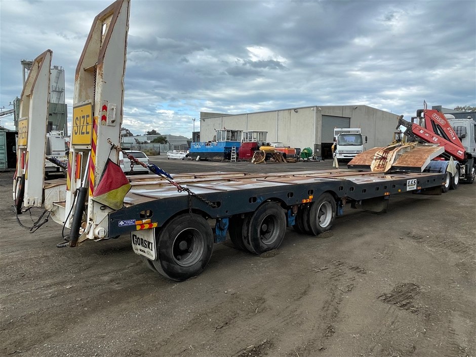 1995 Drake 3x4 Widener Triaxle Widening Low Loader Trailer Auction ...