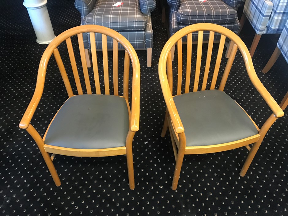 2 x Upright casual dining chair Auction (0206-3025371) | Grays Australia