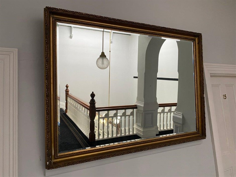 1 x Large Gilt Edged Mirror Auction (0462-3025421) | Grays Australia