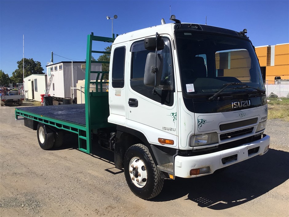 8/2006 Isuzu FRR 500 6cyl T/Diesel 6spd Manual Trayback 4x2 Truck ...