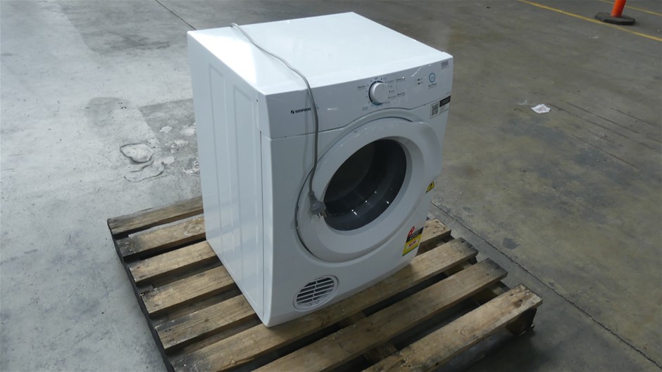 Simpson 6.5kg Vented Dryer Auction (0001-2553648) | Grays Australia