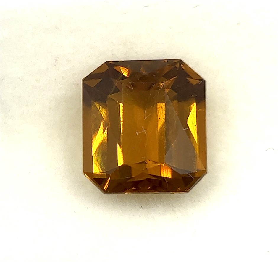 Natural 4.13ct Madeira Citrine, medium whiskey colour Auction (0144-2187780) | Grays Australia