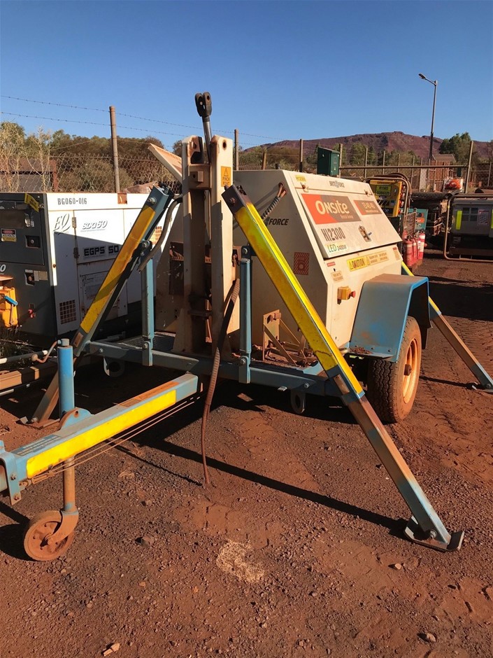 2011 BRITEFORCE LS2.4K-HL-R Lighting Tower - 2,400w (Tom Price) Auction ...