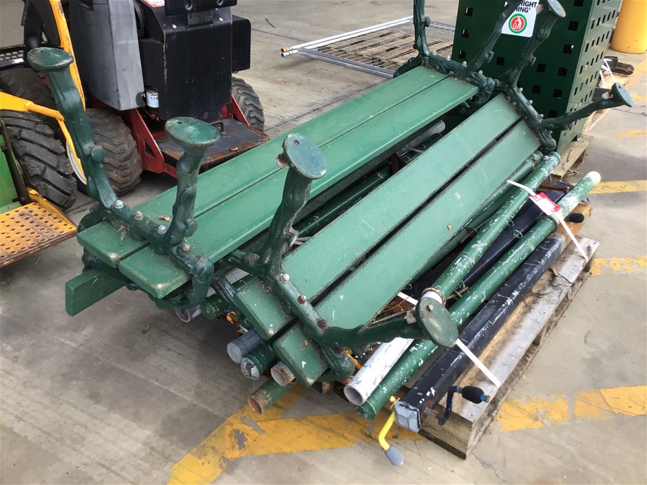 2 x Park Benches and Parts Auction (0035-8017207) | Grays Australia