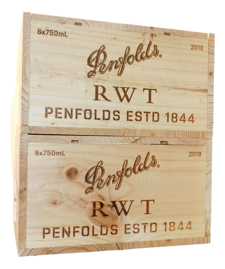 Empty Penfolds RWT 2018 Wooden Boxes Auction (0086-10722556) | Grays ...