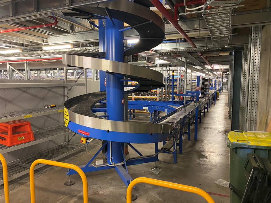 Ambaflex Spiralveyor SV Spiral Slat Conveyor Auction (0034-5052721 ...
