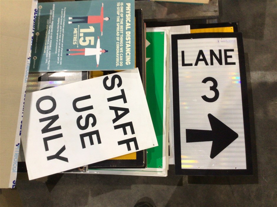 Assorted Safety Signage Auction (0041-8017207) | Grays Australia