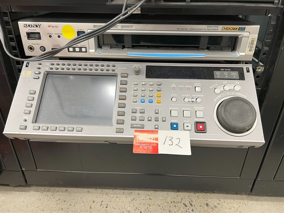 SONY SRW-5000 HD Digital Video Cassette Recorder Auction (0132-5052744 ...