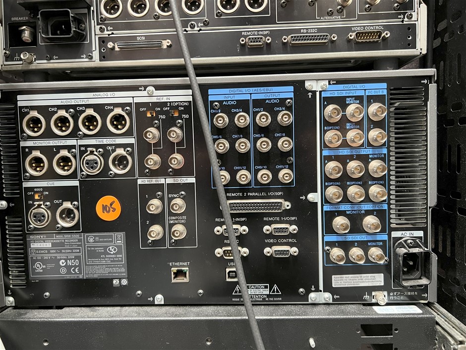 SONY SRW-5500 Digital Video Cassette Recorder Auction (0105-5052744 ...