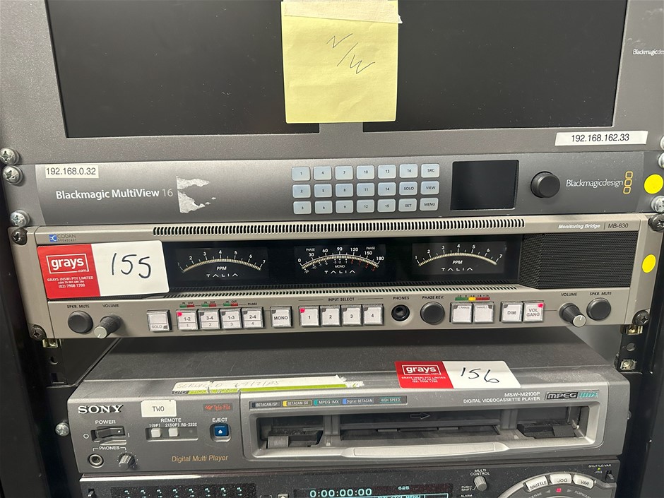 CODAN BROADCAST monitoring bridge MB-630 Auction (0155-5052745) | Grays ...