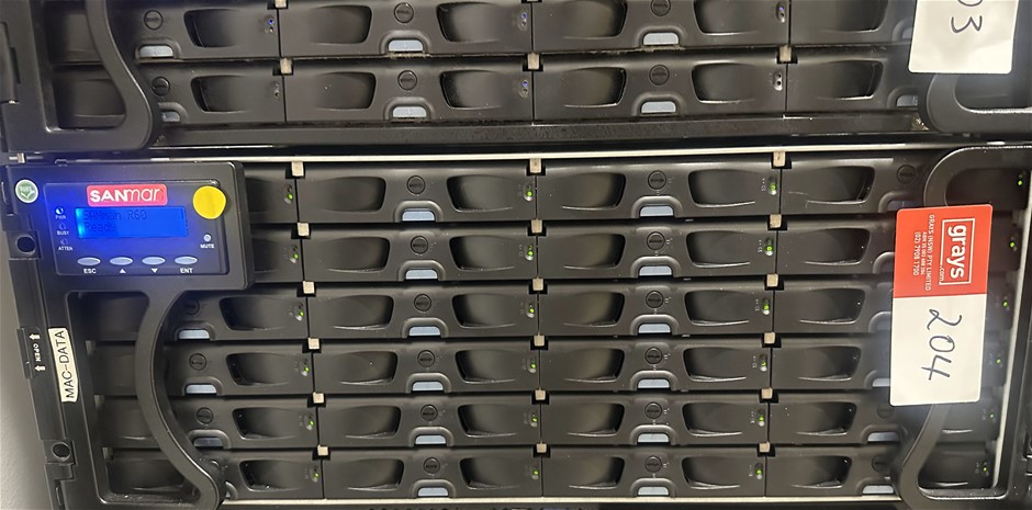 1 x EONSTAR SANMAN Series storage 24 bay 8GB FC 24 x 4TB SAT2 Auction ...