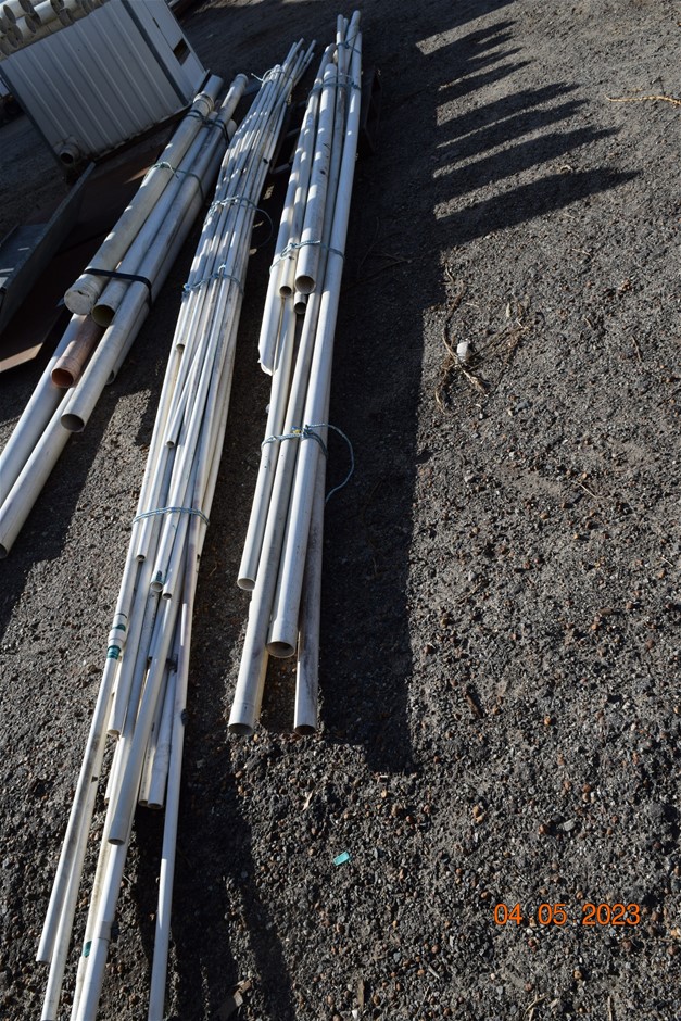 Lot of 3 Bundles of Assorted Size PVC Retic and Drainage Pipe Auction ...