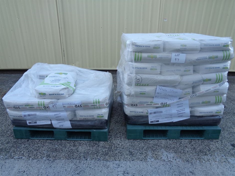 2 Pallets Patato Starch, Auction (0097-5052782) | Grays Australia