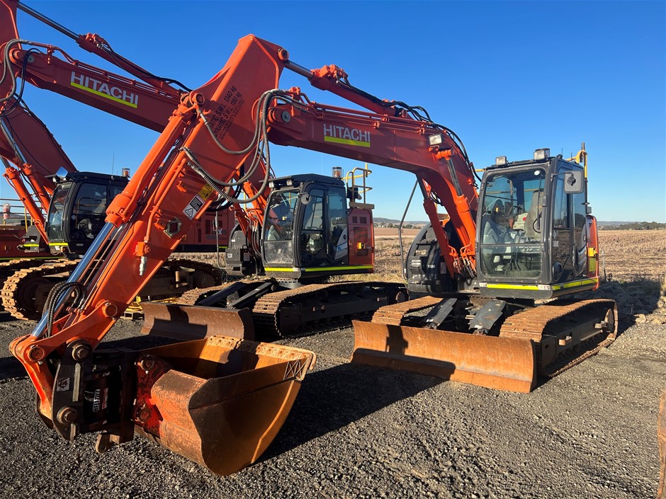 2017 Hitachi ZAXIS 135US-5B Hydraulic Excavator Auction (0014-7044815 ...