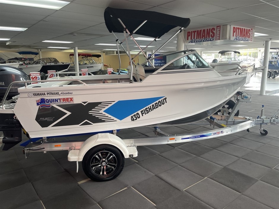 2022 QUINTREX 430 FISHABOUT Auction (0001-60016281) | Grays Australia