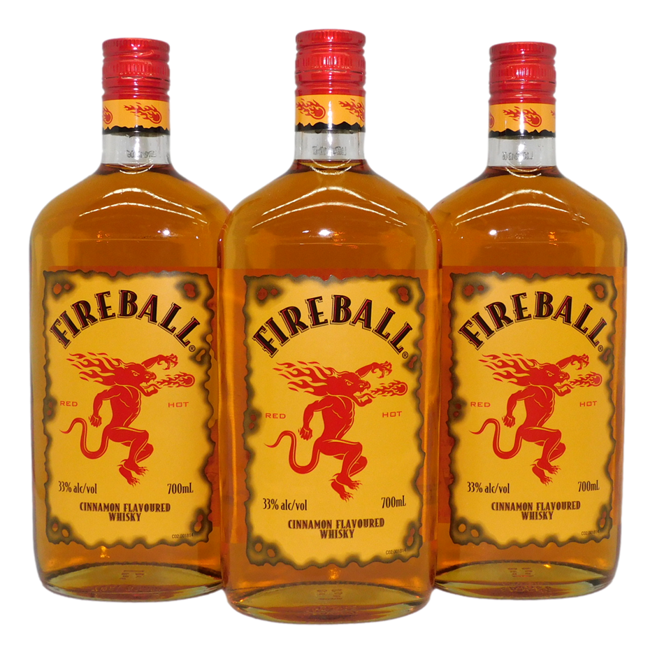 Fireball Cinnamon Flavoured Whisky (3x 700mL) Auction (0014-10722965 ...