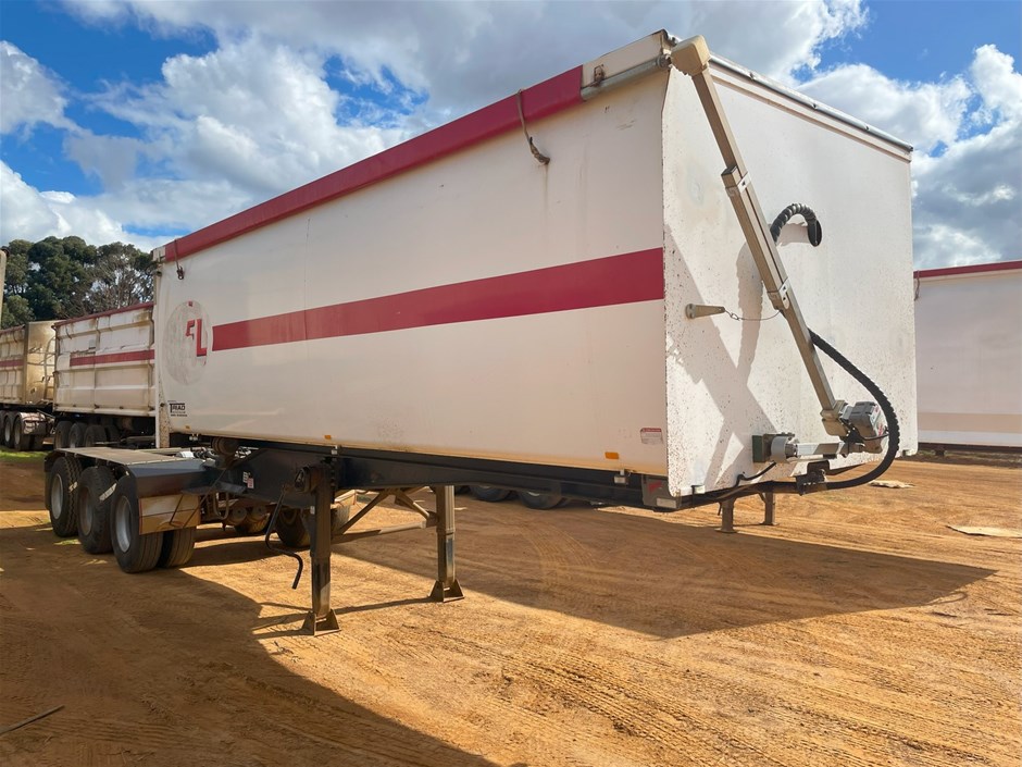 2011 Triad Transport ST3 Triaxle Tipper Trailer Auction (0010-9041886) | Grays Australia