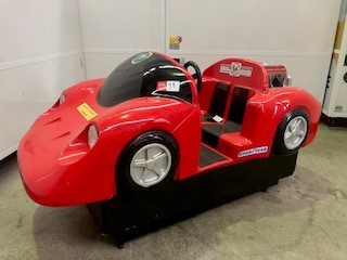 Operational Red Sports car kiddie ride (fibreglass) Auction (0099 ...