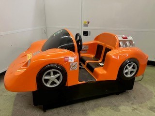 Operational Red Sports car kiddie ride (fibreglass) Auction (0108 ...