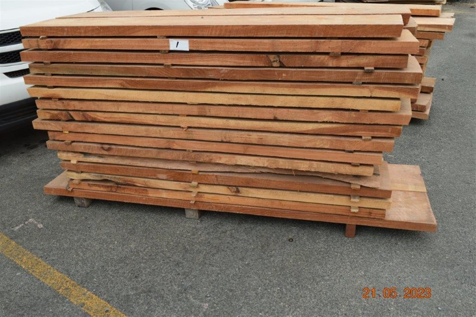 (Bid Price Per Each) Lots of 2 Unused Rough Sawn Oregon Timber Boards ...