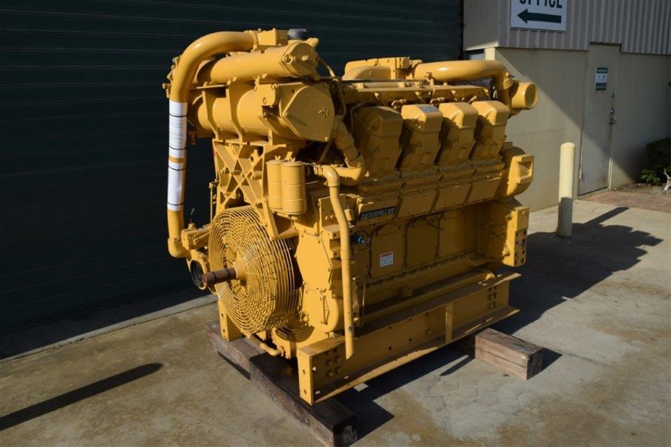 Refurbished " Caterpillar" 3508 Turbo Diesel Engine Auction (0007 ...