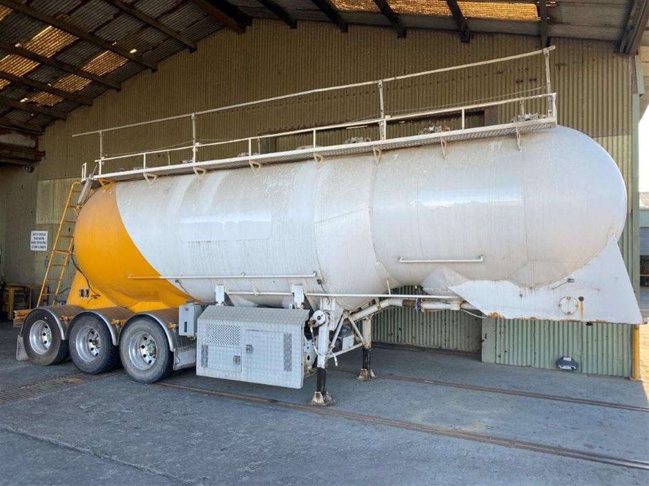 1983 Kockum Tri-Axle Cement Tanker Trailer Auction (0006-5052958 ...