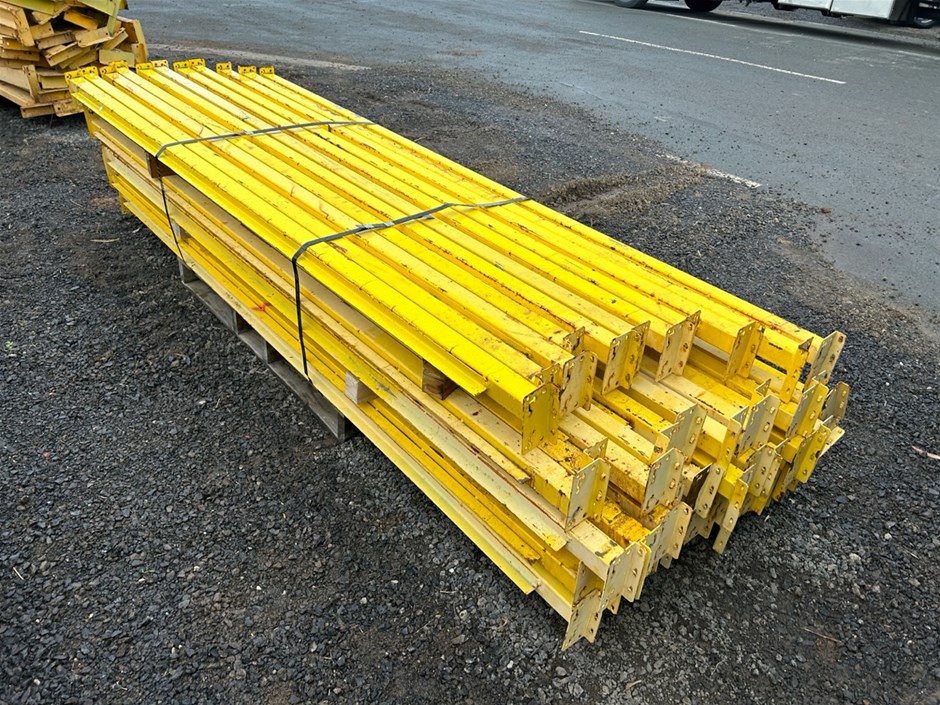 48 x Assorted Pallet Racking Beams Auction (0018-3025949) | Grays Australia