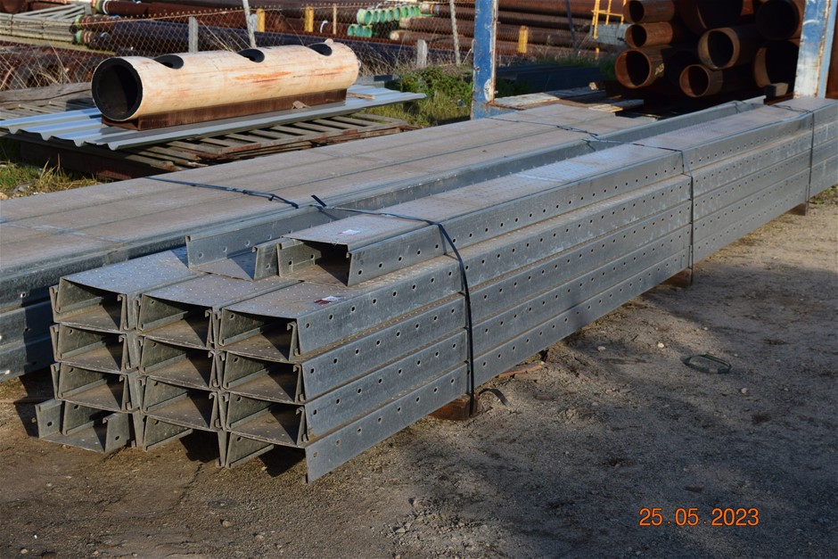 Lot of 22 Sections of "Webforge" Steel Decking Auction (0010-9041996 ...