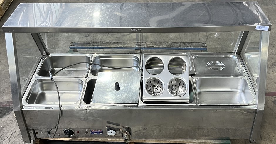 Roband E24 Double Row Straight Glass Hot Foodbars Auction (0027-5053067 ...