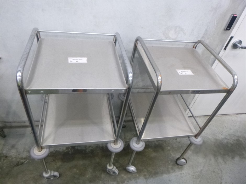 2xKerry Instrument Tables with shelf Auction (0031-9042185) | Grays ...