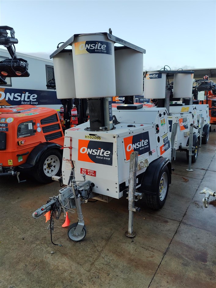 2014 Powerlite TL90 Lighting Tower - 1,920w (Dandenong South) Auction ...