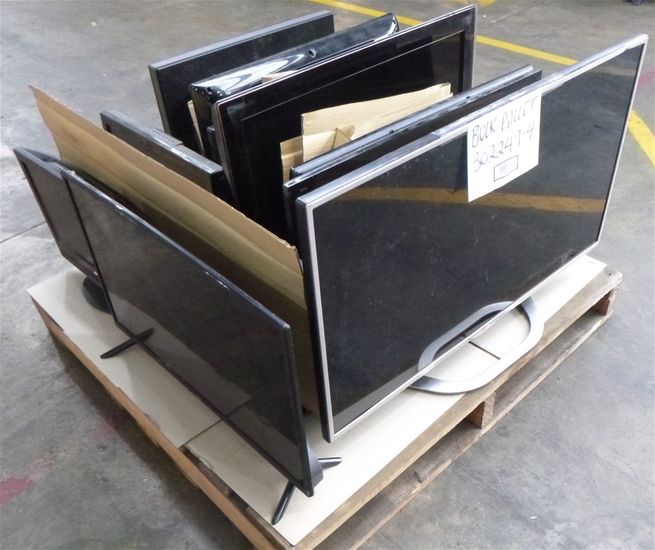 Bulk Pallet Of Assorted Brand Tv's & Monitor Auction (0011-2553337 ...